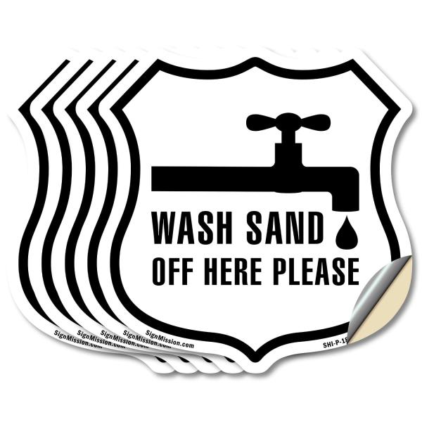 ・DURABLE ALL-WEATHER DESIGN: Our (5 Pack) 6 inch X 6 inch commercial-grade signs are made with UV-protected vinyl label,...