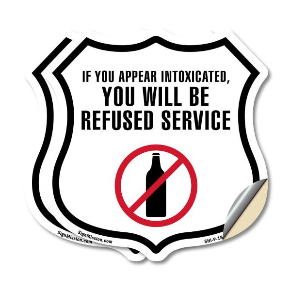 ・DURABLE ALL-WEATHER DESIGN: Our (2 Pack) 6 inch X 6 inch commercial-grade signs are made with UV-protected vinyl label,...