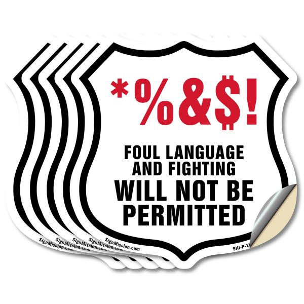 ・DURABLE ALL-WEATHER DESIGN: Our (5 Pack) 4 inch X 4 inch commercial-grade signs are made with UV-protected vinyl label,...