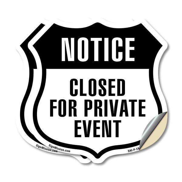 ・DURABLE ALL-WEATHER DESIGN: Our (2 Pack) 6 inch X 6 inch commercial-grade signs are made with UV-protected vinyl label,...