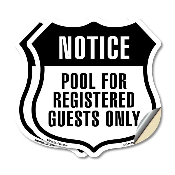 ・DURABLE ALL-WEATHER DESIGN: Our (2 Pack) 12 inch X 12 inch commercial-grade signs are made with UV-protected vinyl labe...