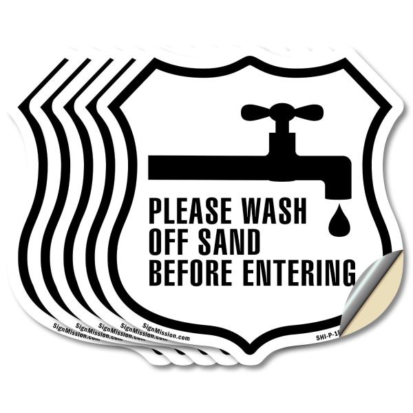 ・DURABLE ALL-WEATHER DESIGN: Our (5 Pack) 6 inch X 6 inch commercial-grade signs are made with UV-protected vinyl label,...