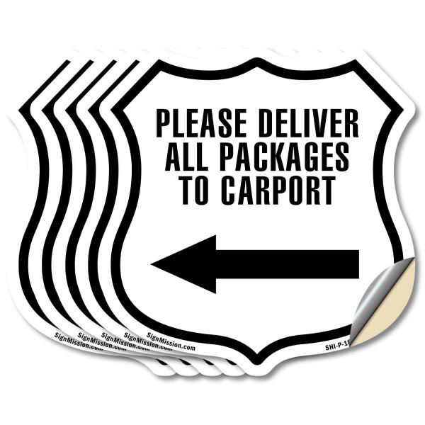 ・DURABLE ALL-WEATHER DESIGN: Our (5 Pack) 4 inch X 4 inch commercial-grade signs are made with UV-protected vinyl label,...