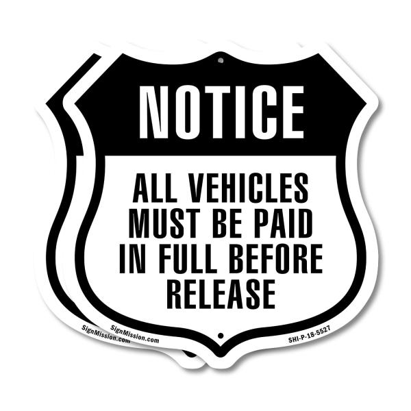 ・DURABLE ALL-WEATHER DESIGN: Our (2 Pack) 6 inch X 6 inch commercial-grade signs are made with UV-protected plastic, ens...