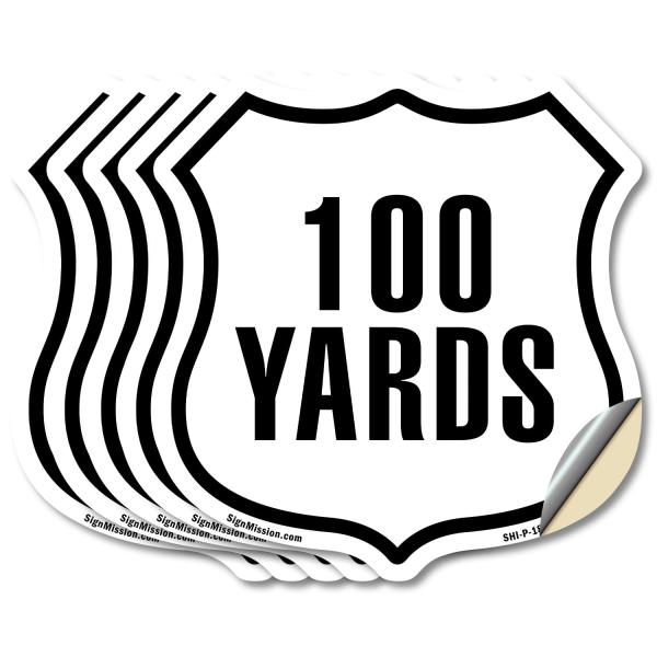 ・DURABLE ALL-WEATHER DESIGN: Our (5 Pack) 4 inch X 4 inch commercial-grade signs are made with UV-protected vinyl label,...