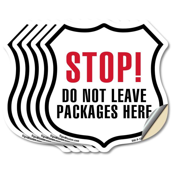 ・DURABLE ALL-WEATHER DESIGN: Our (5 Pack) 4 inch X 4 inch commercial-grade signs are made with UV-protected vinyl label,...