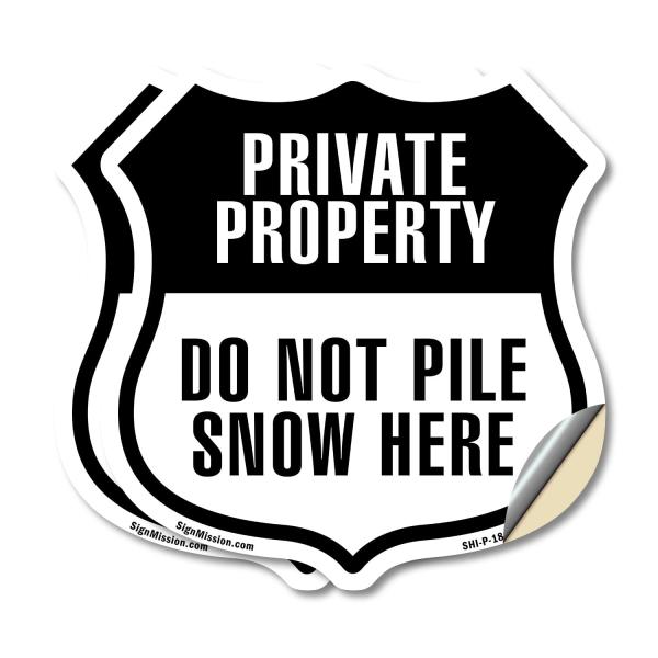 ・DURABLE ALL-WEATHER DESIGN: Our (2 Pack) 6 inch X 6 inch commercial-grade signs are made with UV-protected vinyl label,...
