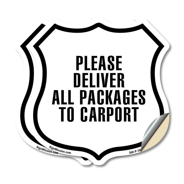 ・DURABLE ALL-WEATHER DESIGN: Our (2 Pack) 6 inch X 6 inch commercial-grade signs are made with UV-protected vinyl label,...