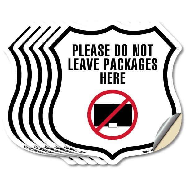 ・DURABLE ALL-WEATHER DESIGN: Our (5 Pack) 4 inch X 4 inch commercial-grade signs are made with UV-protected vinyl label,...