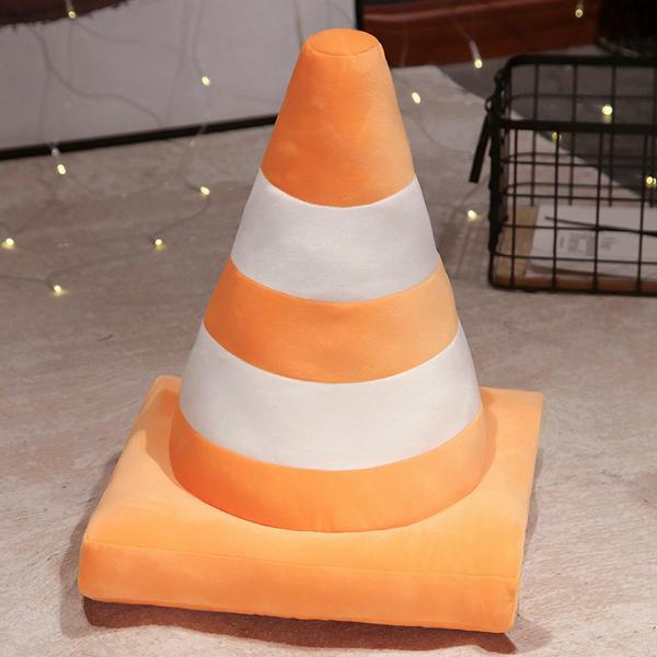 ・[Soft Material] This creative roadblock plush pillow is made of top-notch elastic short plush, which is skin-friendly a...