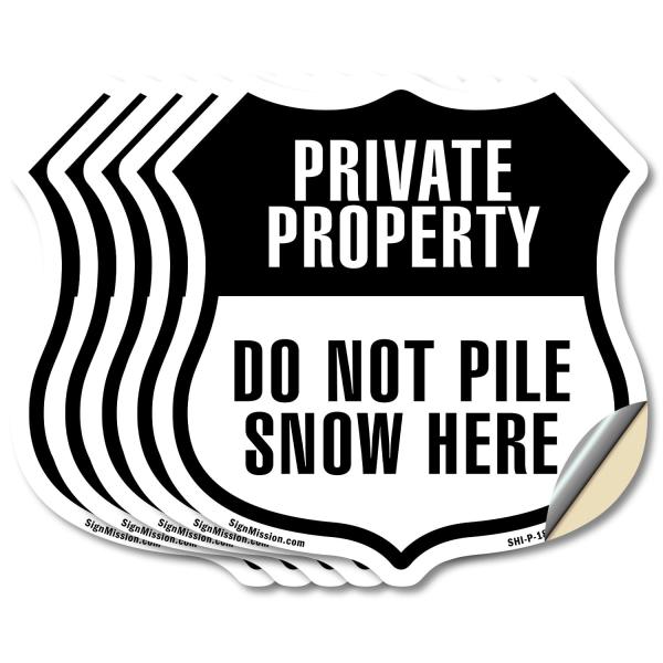 ・DURABLE ALL-WEATHER DESIGN: Our (5 Pack) 6 inch X 6 inch commercial-grade signs are made with UV-protected vinyl label,...
