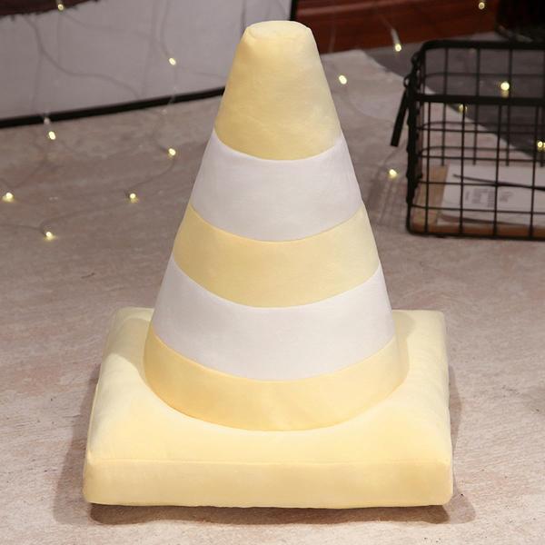 ・[Soft Material] This creative roadblock plush pillow is made of top-notch elastic short plush, which is skin-friendly a...