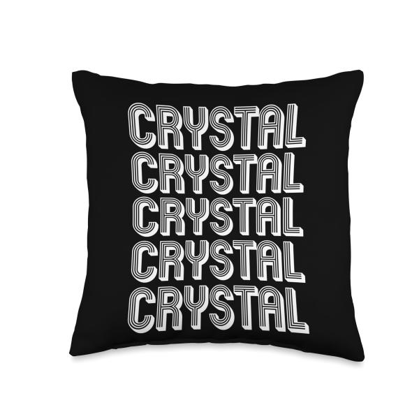 ・This says the name "Crystal" and makes a perfect gift for Crystal Lovers.・The designs repeats the name Crystal, boldly ...