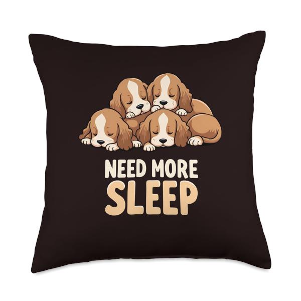 ・This adorable design features a cozy pile of sleeping Cocker Spaniel puppies making it perfect for dog lovers nap enthu...