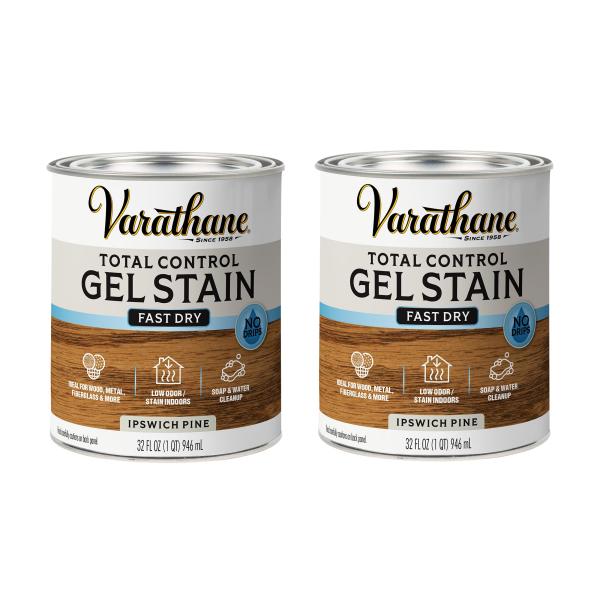 ・THICK, NO-DRIP FORMULA: Less mess than traditional wood stains and applies smoothly on horizontal and vertical surfaces...