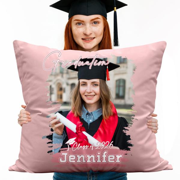 ・【Personalized Creative Pillow】:Whether it's graduation group photos, classmate memories, or cherished campus moments, a...
