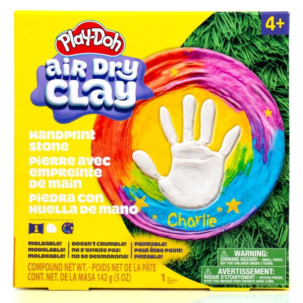 ・自分だけの手書き石を作りましょう:Play-Doh Air-Dry Clay Handprint Stoneキットで、創造性を通してつながり、長持ちする思い出を作りましょう。永遠に宝物になるユニークな記念品を作るのに最適です。・軽量で形を...