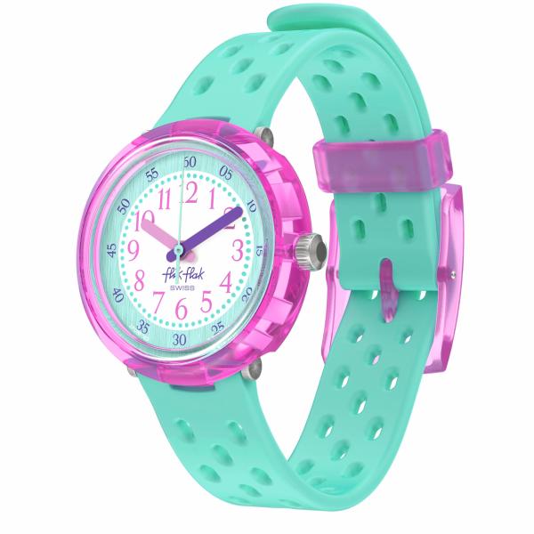・Bubbly Hours Collection・BPA FREE - A safe watch for kids.・SHOCK RESISTANT - The Swiss made watch movement is safely hou...