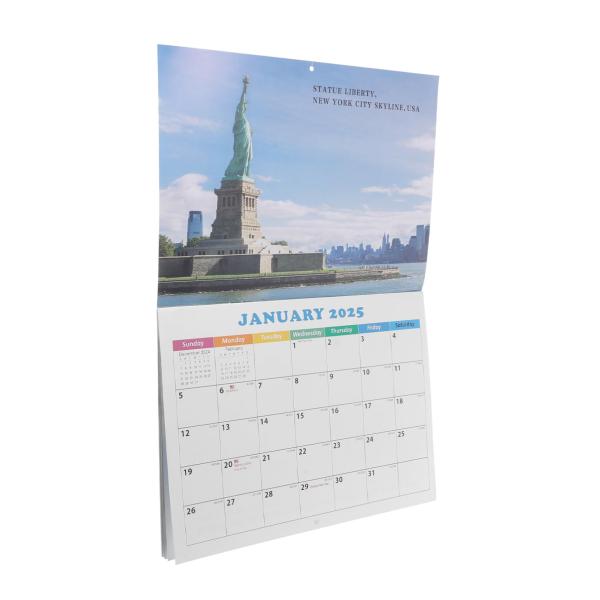 ・Sturdy paper: made from and bleedresistant paper, this calendar ensures a smooth writing experience, making it easy to ...