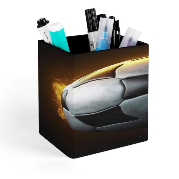 ・Craftsmanship: This desk pen holder is made of luxurious leather, durable, soft and comfortable to the touch, with an e...