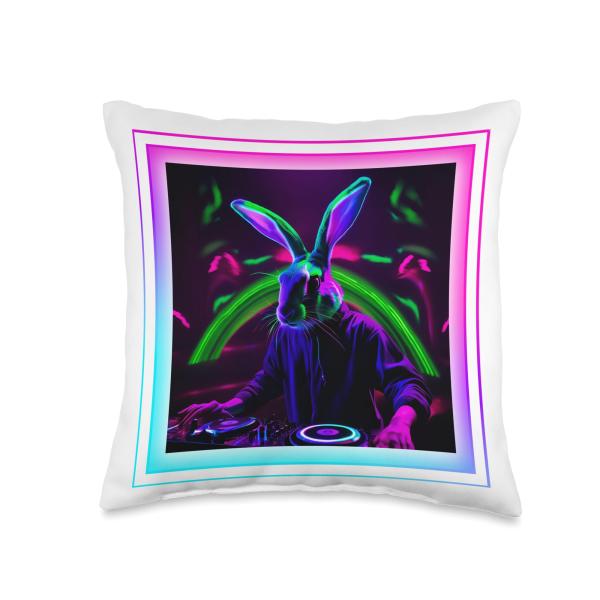 ・Immerse yourself in the vibrant world of music with our Neon DJ Bunny design, perfect for those who love energetic beat...
