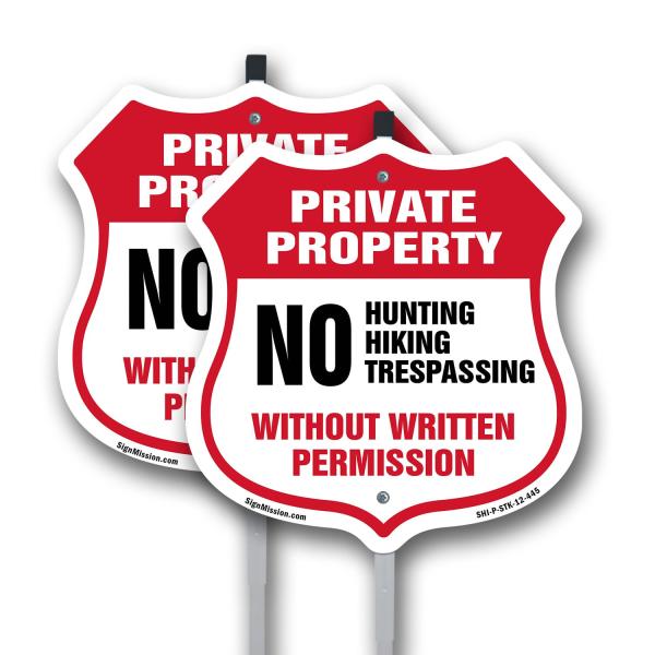 ・DURABLE ALL-WEATHER DESIGN: 2 Pack of 12" x 12" commercial-grade aluminum signs. their UV-protected, rust and corrosion...