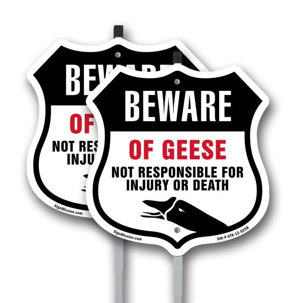 ・DURABLE ALL-WEATHER DESIGN: 2 Pack of 12" x 12" commercial-grade plastic signs. Made from UV-protected, industrial-stre...