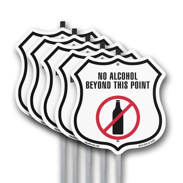 ・DURABLE ALL-WEATHER DESIGN: 5 Pack of 12" x 12" commercial-grade plastic signs. Made from UV-protected, industrial-stre...