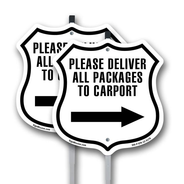 ・DURABLE ALL-WEATHER DESIGN: 2 Pack of 12" x 12" commercial-grade aluminum signs. their UV-protected, rust and corrosion...