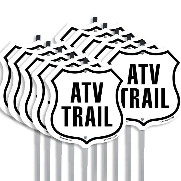 ・DURABLE ALL-WEATHER DESIGN: 10 Pack of 12" x 12" commercial-grade plastic signs. Made from UV-protected, industrial-str...