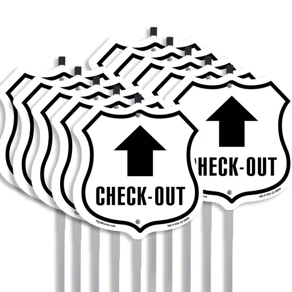 ・DURABLE ALL-WEATHER DESIGN: 10 Pack of 12" x 12" commercial-grade plastic signs. Made from UV-protected, industrial-str...
