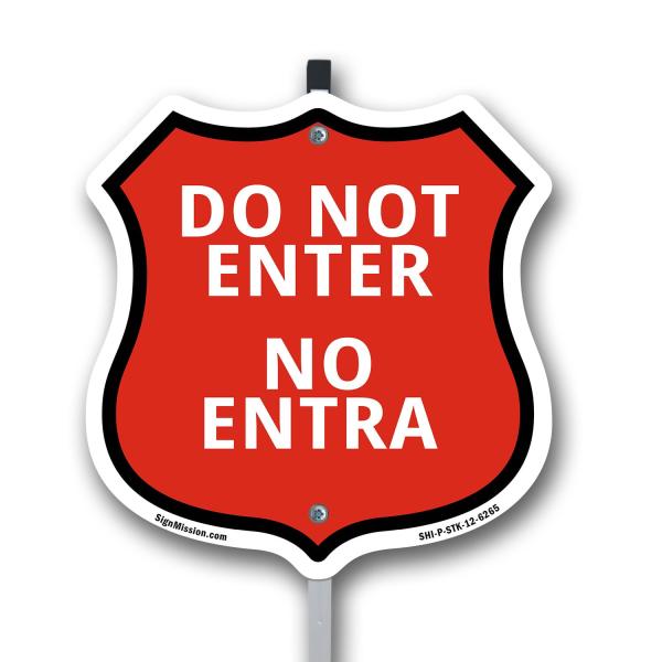 ・DURABLE ALL-WEATHER DESIGN: 12" x 12" commercial-grade plastic sign. Made from UV-protected, industrial-strength materi...