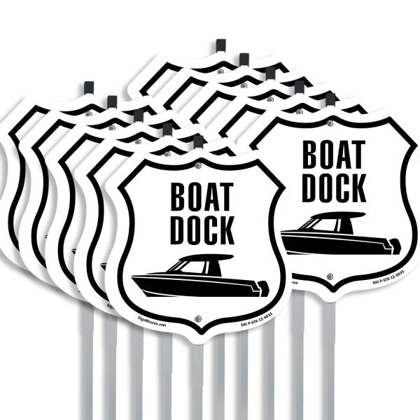 ・DURABLE ALL-WEATHER DESIGN: 10 Pack of 12" x 12" commercial-grade plastic signs. Made from UV-protected, industrial-str...