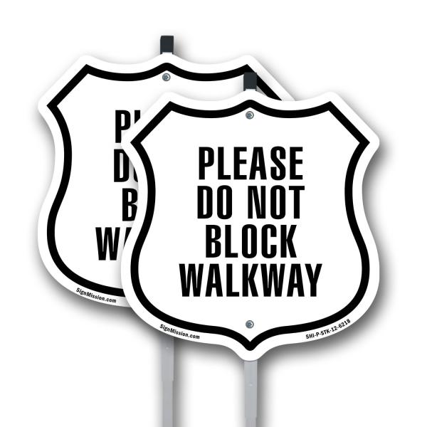 ・DURABLE ALL-WEATHER DESIGN: 2 Pack of 12" x 12" commercial-grade plastic signs. Made from UV-protected, industrial-stre...