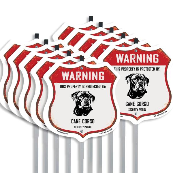 ・DURABLE ALL-WEATHER DESIGN: 10 Pack of 12" x 12" commercial-grade plastic signs. Made from UV-protected, industrial-str...