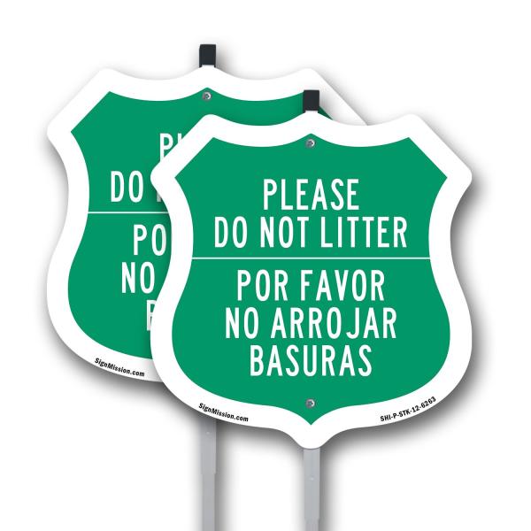 ・DURABLE ALL-WEATHER DESIGN: 2 Pack of 12" x 12" commercial-grade plastic signs. Made from UV-protected, industrial-stre...