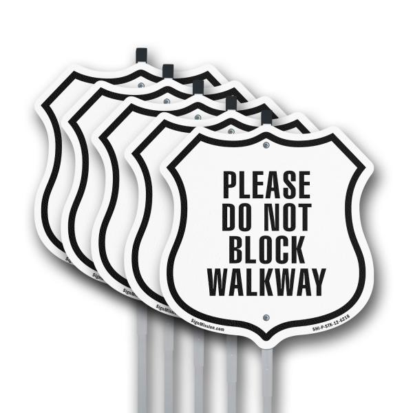 ・DURABLE ALL-WEATHER DESIGN: 5 Pack of 12" x 12" commercial-grade plastic signs. Made from UV-protected, industrial-stre...