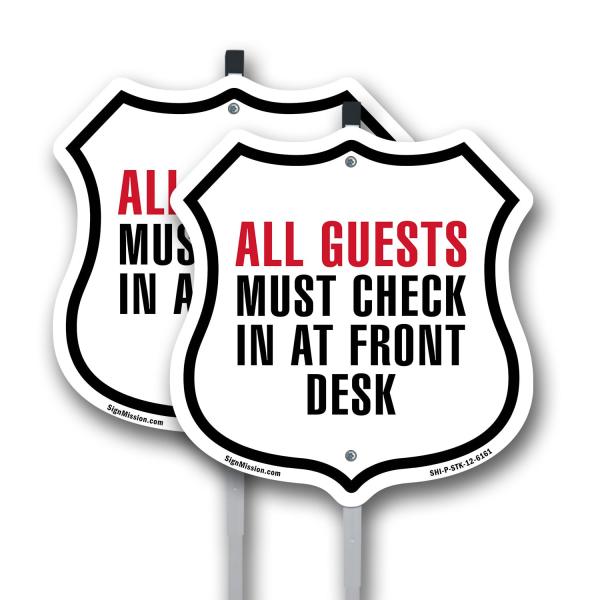 ・DURABLE ALL-WEATHER DESIGN: 2 Pack of 12" x 12" commercial-grade plastic signs. Made from UV-protected, industrial-stre...
