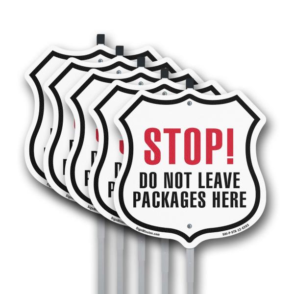 ・DURABLE ALL-WEATHER DESIGN: 5 Pack of 12" x 12" commercial-grade aluminum signs. their UV-protected, rust and corrosion...