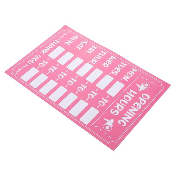 ・Communication: This Time sign from Store Signs category features strong adhesive performance ensuring it stays in place...