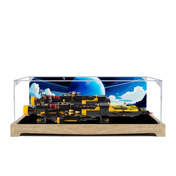 ・High Transparency Acrylic Material: Acrylic display case for Lego 10355 Rebel Spaceship Only Display Case. Made of high...