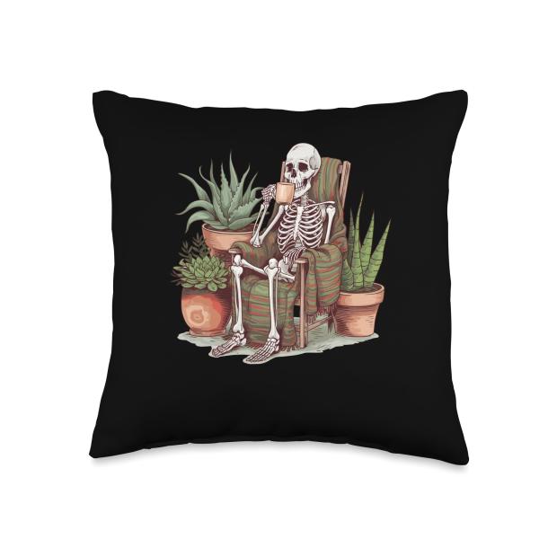 ・Perfect for adding a unique touch to your everyday style, this whimsical artwork captures a rare moment of a skeleton a...