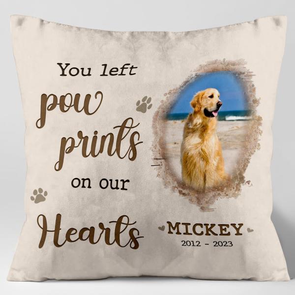 ・? PERSONALIZED PET MEMORIAL PILLOW: This pet memorial pillow helps you cherish the memory of your beloved pet in a spec...