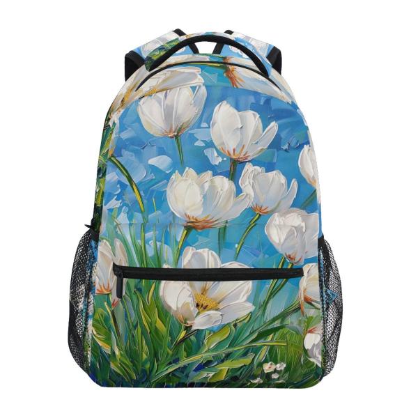 ・【PREMIUM MATERIAL】- Our Backpack is made of premium polyester, which is environment-friendly, waterproof, lightweight, ...