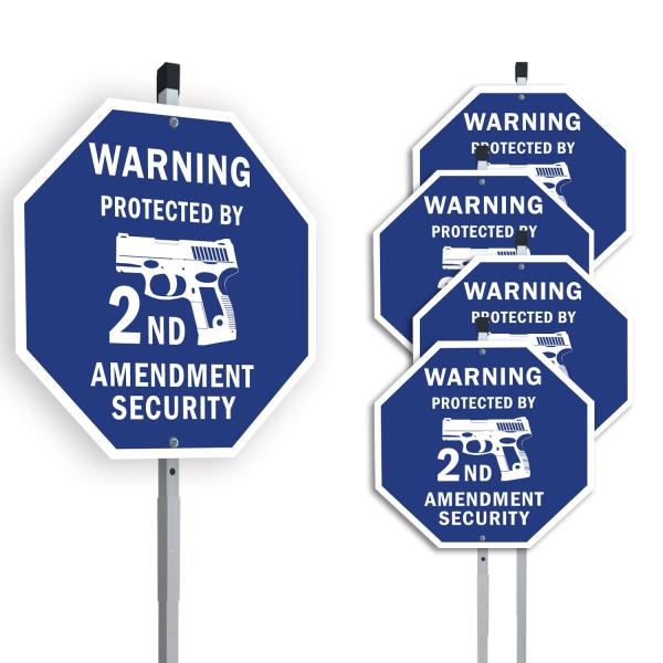 ・DURABLE ALL-WEATHER DESIGN: 5 Pack of 10" x 10" commercial-grade plastic signs. Made from UV-protected, industrial-stre...