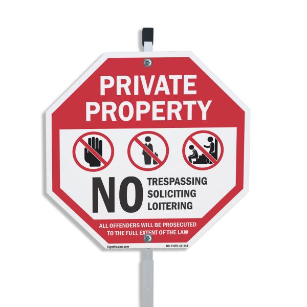 ・DURABLE ALL-WEATHER DESIGN: 10" x 10" commercial-grade plastic sign. Made from UV-protected, industrial-strength materi...