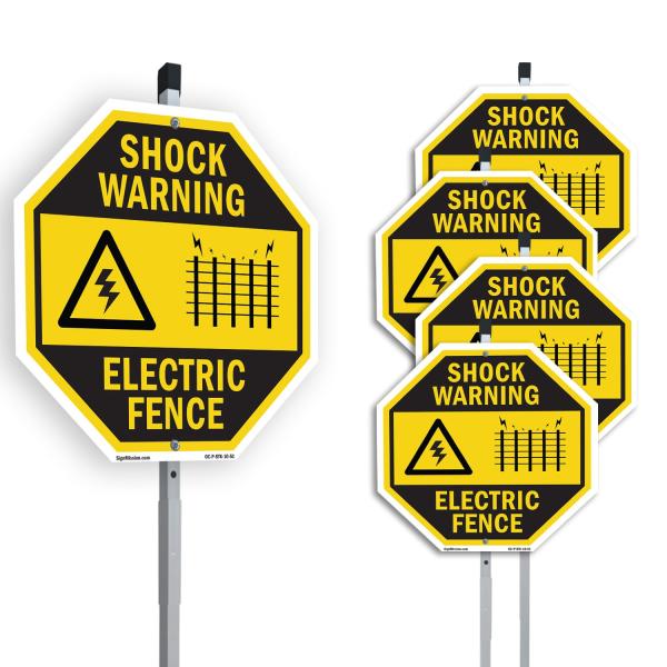 ・DURABLE ALL-WEATHER DESIGN: 5 Pack of 10" x 10" commercial-grade aluminum signs. their UV-protected, rust and corrosion...