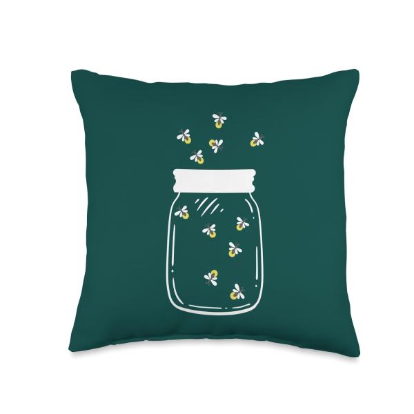 ・Cute firefly themed design for passionate entomologists or insect enthusiast with fireflies or lightning bugs escaping ...