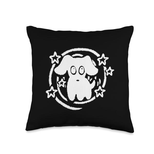 ・Y2K 90s design shows happy dog puppy pooch mutt bowwow under starry tail.・Great funny Y2K 90s dog, puppy, pooch, mutt, ...