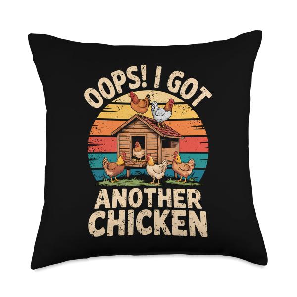 ・Perfect for backyard chicken fans and poultry-obsessed folks, this design features a colorful retro-style coop overflow...